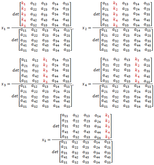 5x5 System Of Equations Solver Counterkurt 5x5 System Of Equations Solver Counterkurt